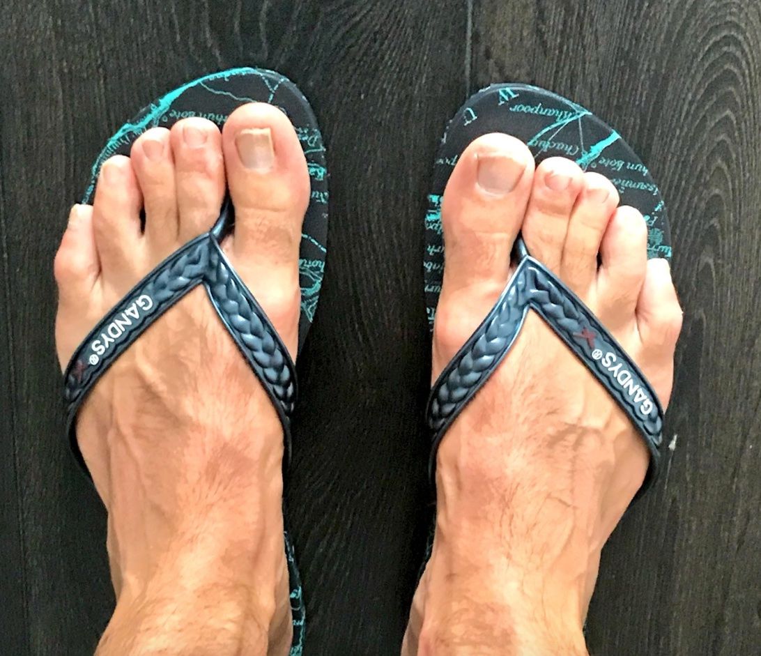 Charlie King's feet