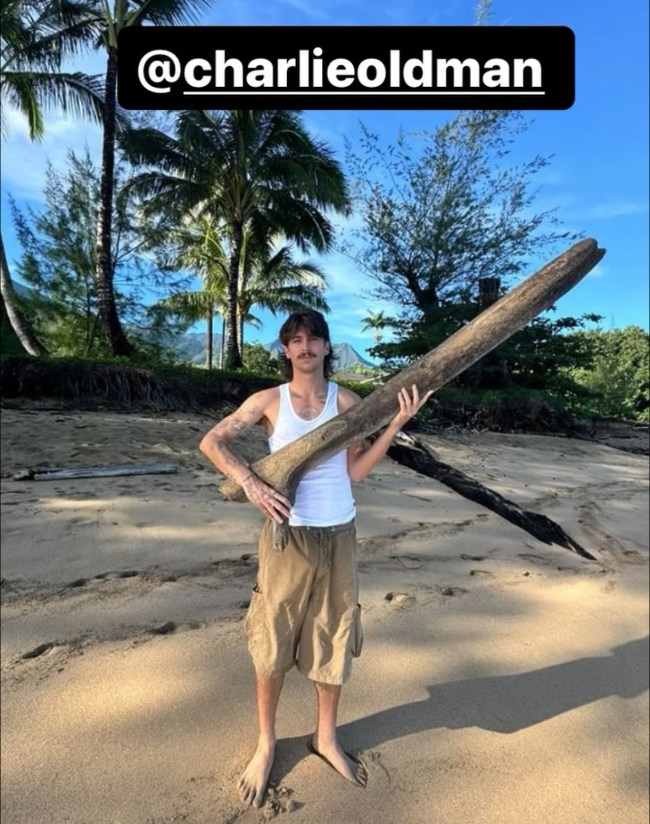 Charlie Oldman's feet