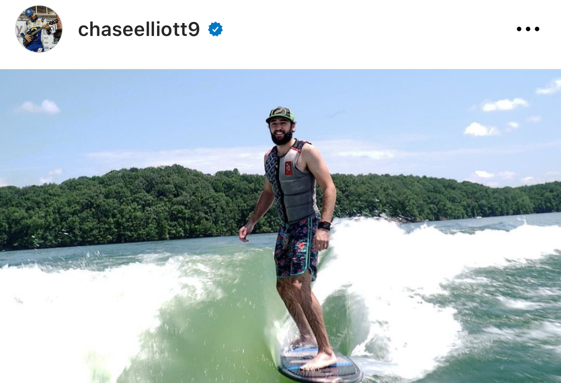Chase Elliotts Feet