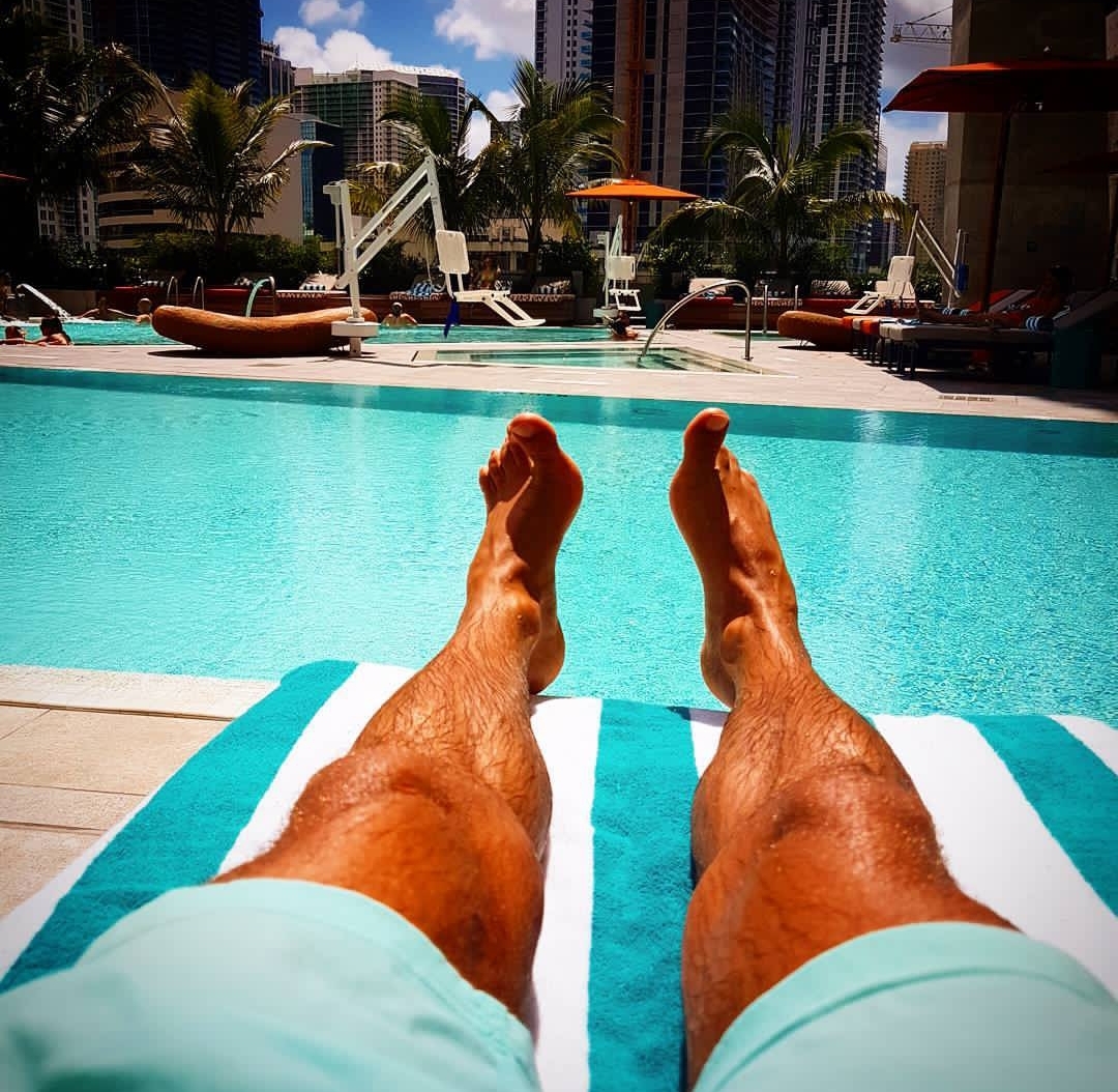 Chris Carpentiers Feet