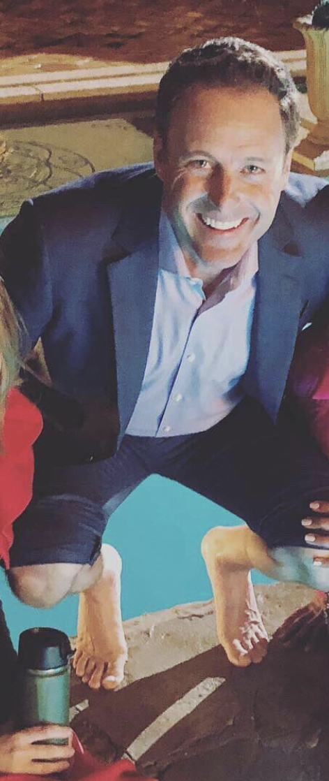 Chris Harrison's feet