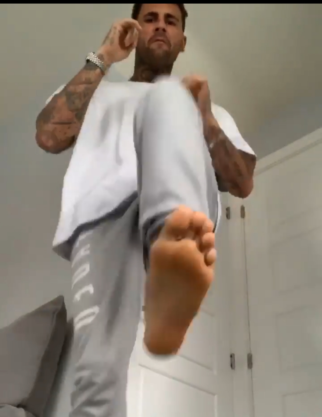 Chris Perceval's feet