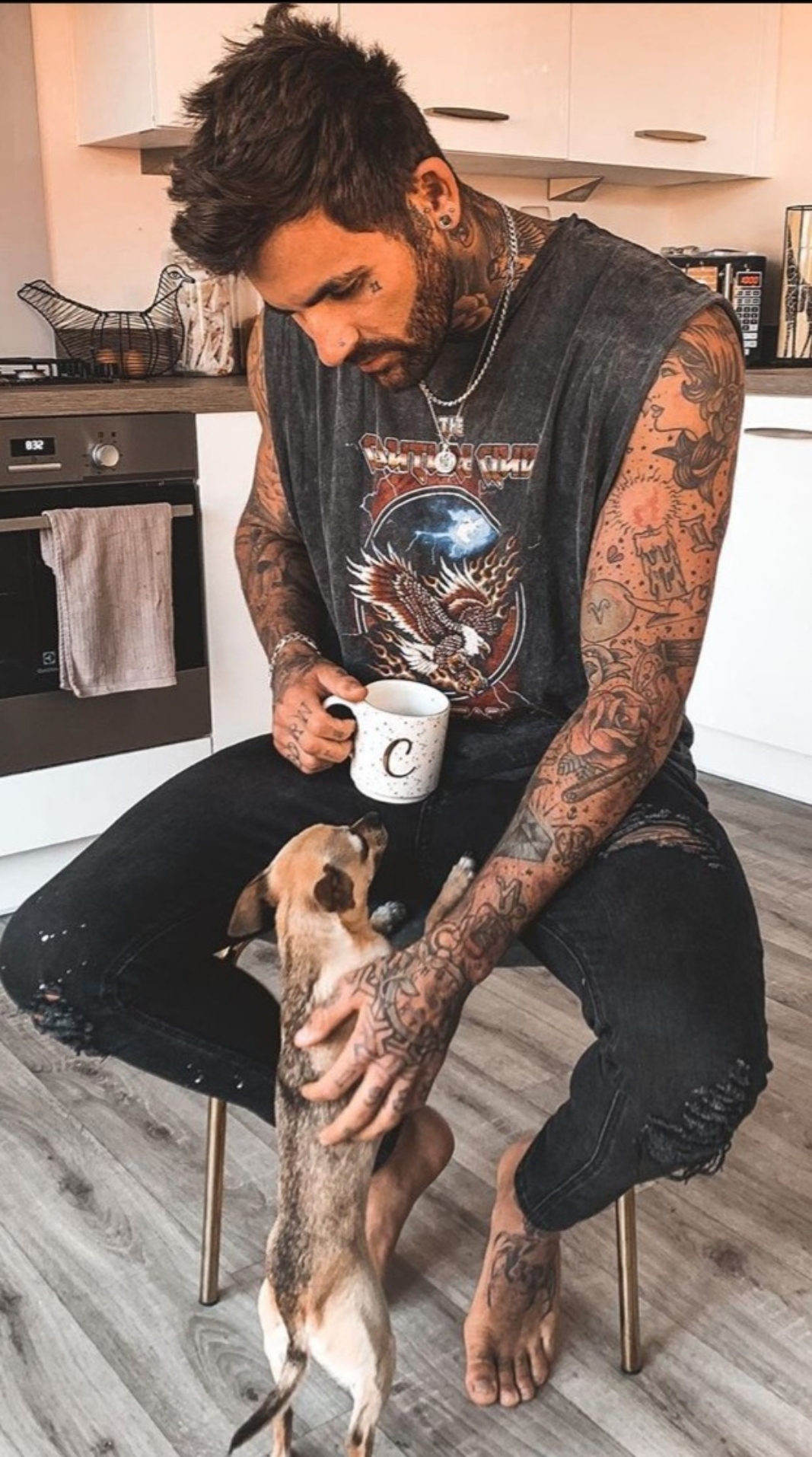 Chris Perceval's feet