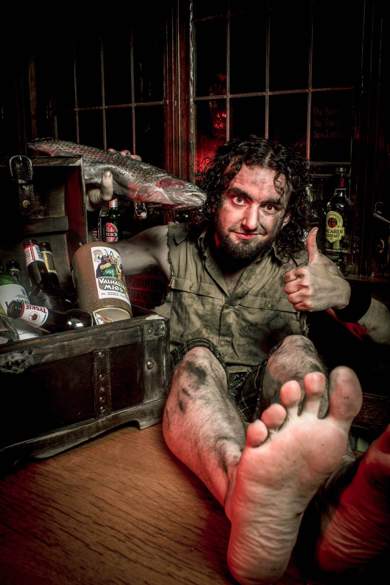 Christopher Bowes's feet