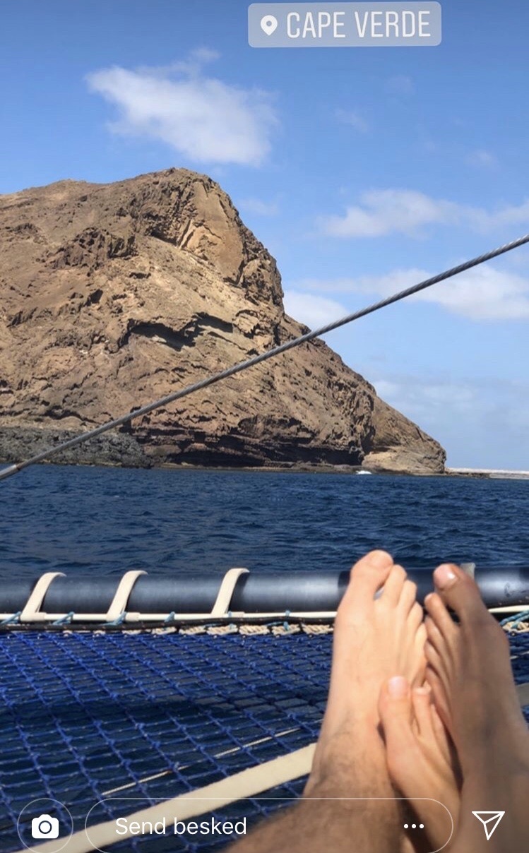 Christopher's feet