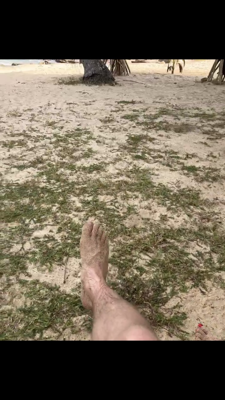 Christopher's feet