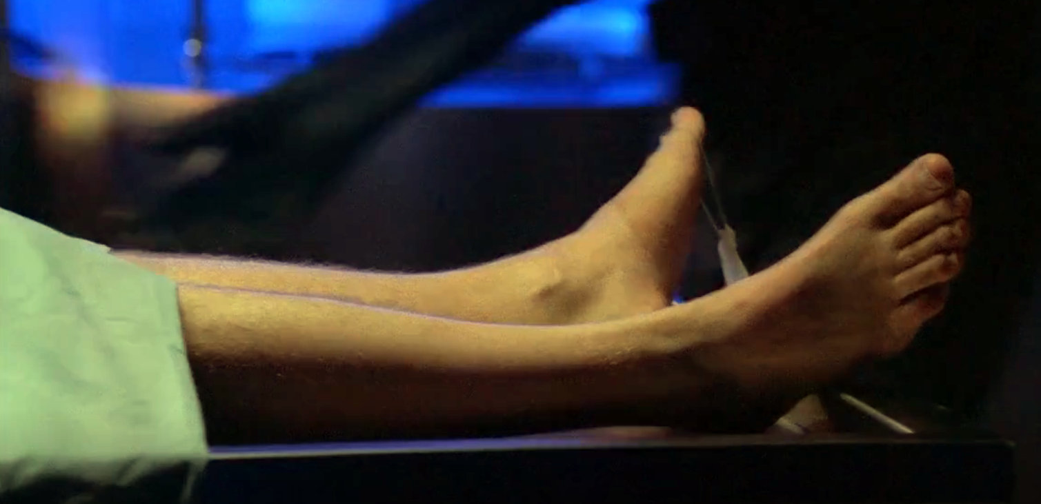 Christopher May's feet