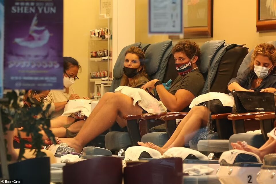 Christopher Schwarzenegger's feet