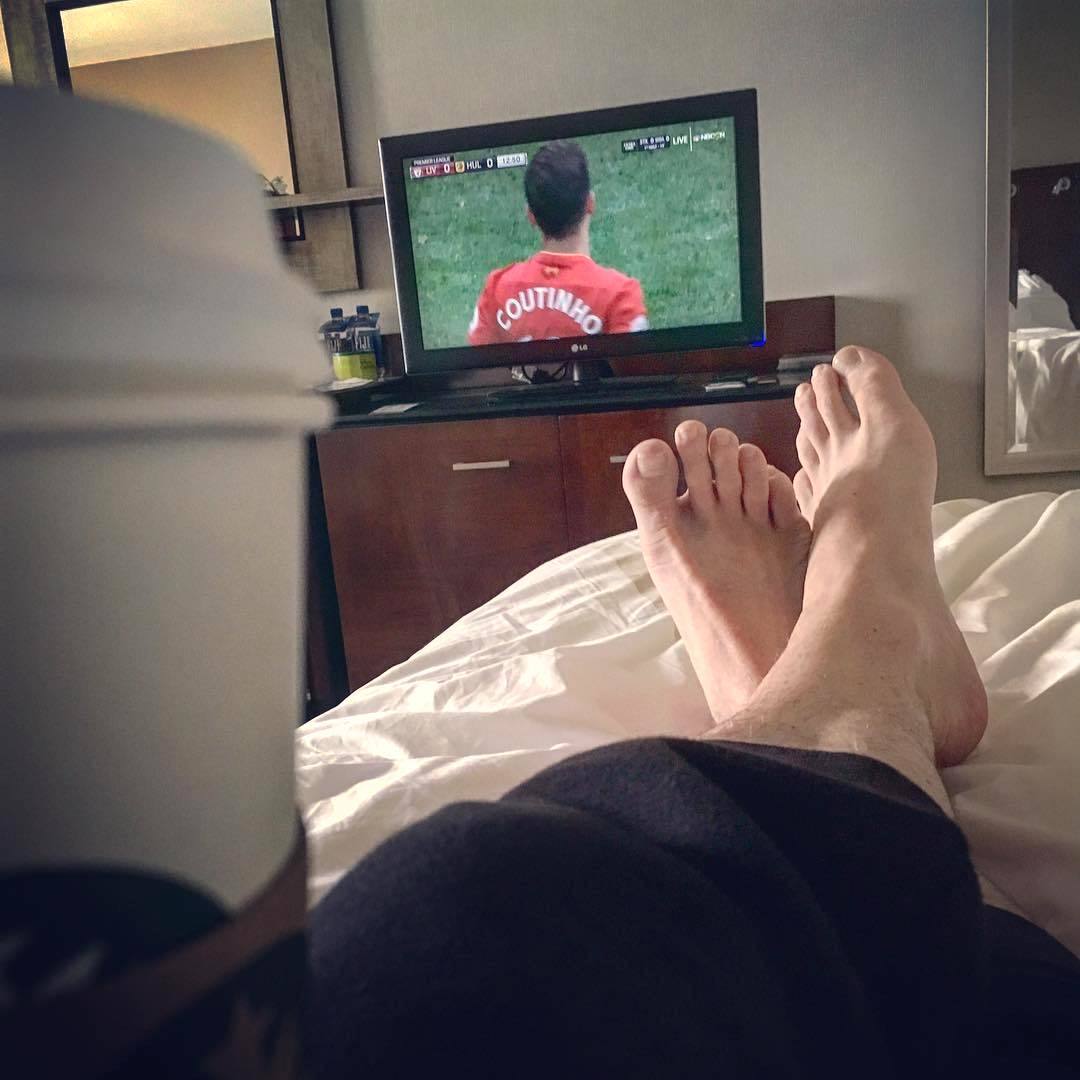 Ciarán McCarthy's feet
