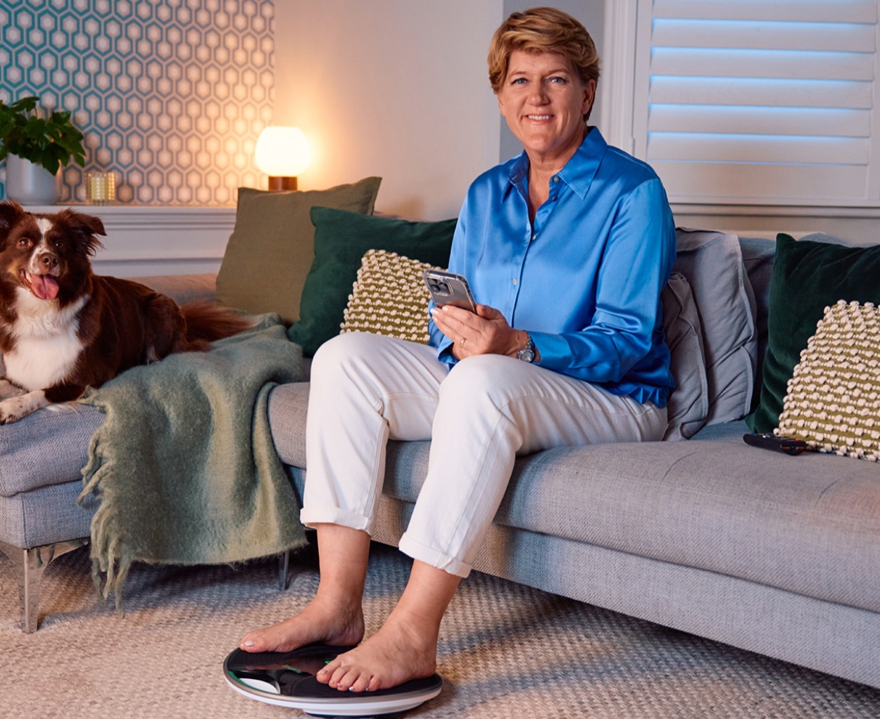 Clare Balding's feet