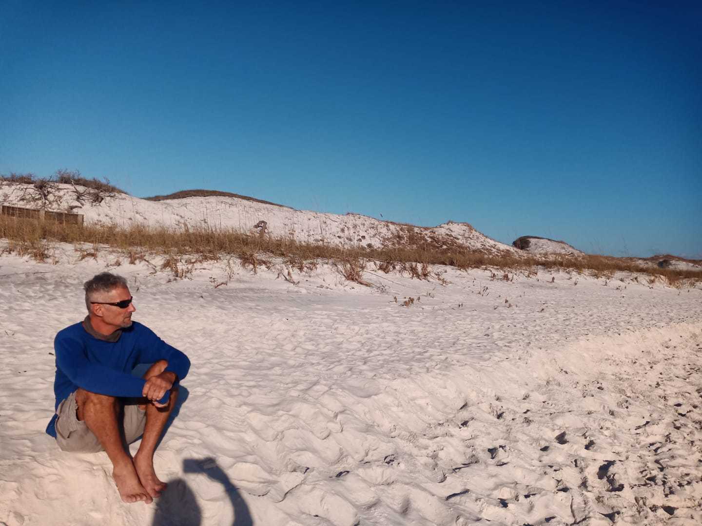 Cliff Simon's feet