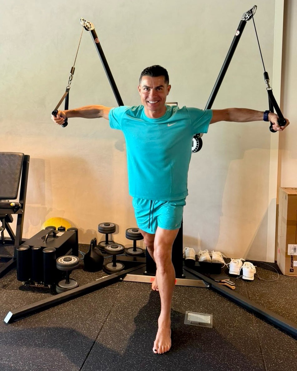 Cristiano Ronaldo's feet