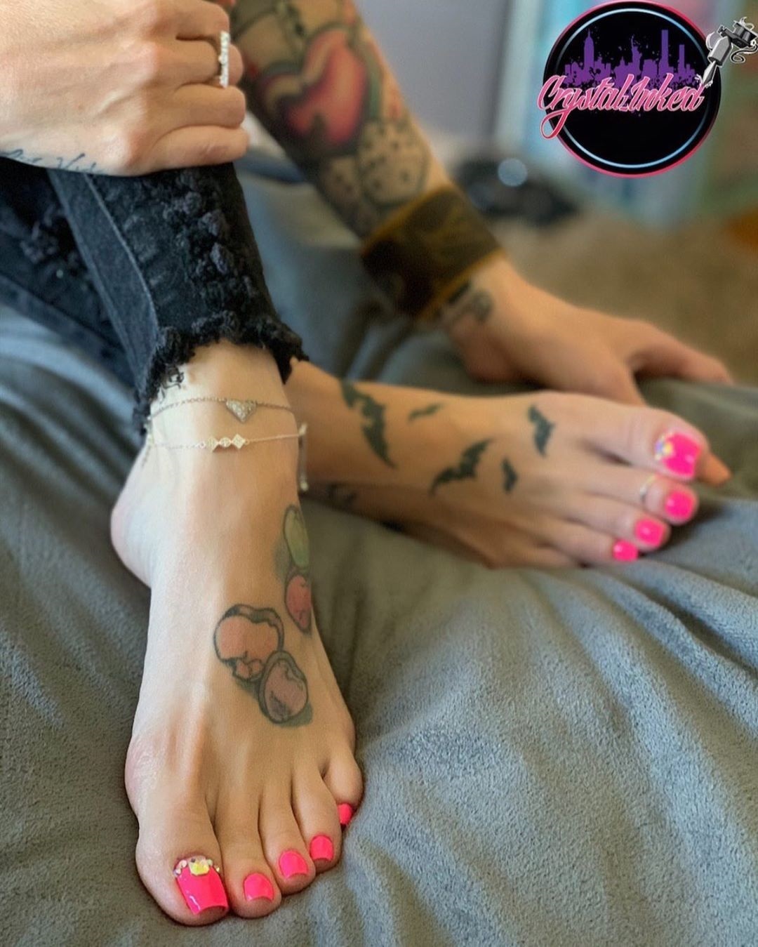 Crystal Inkeds Feet