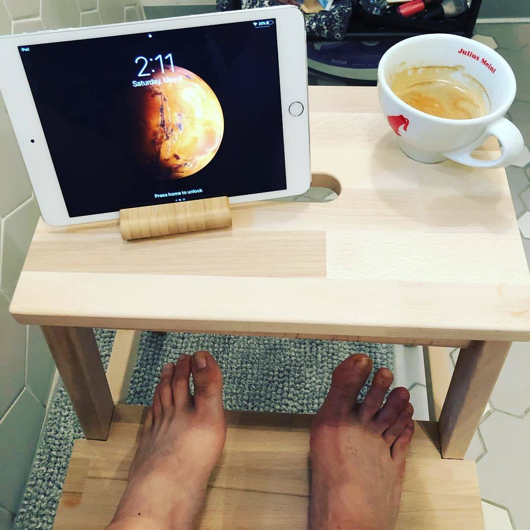 Dan Southworth's feet