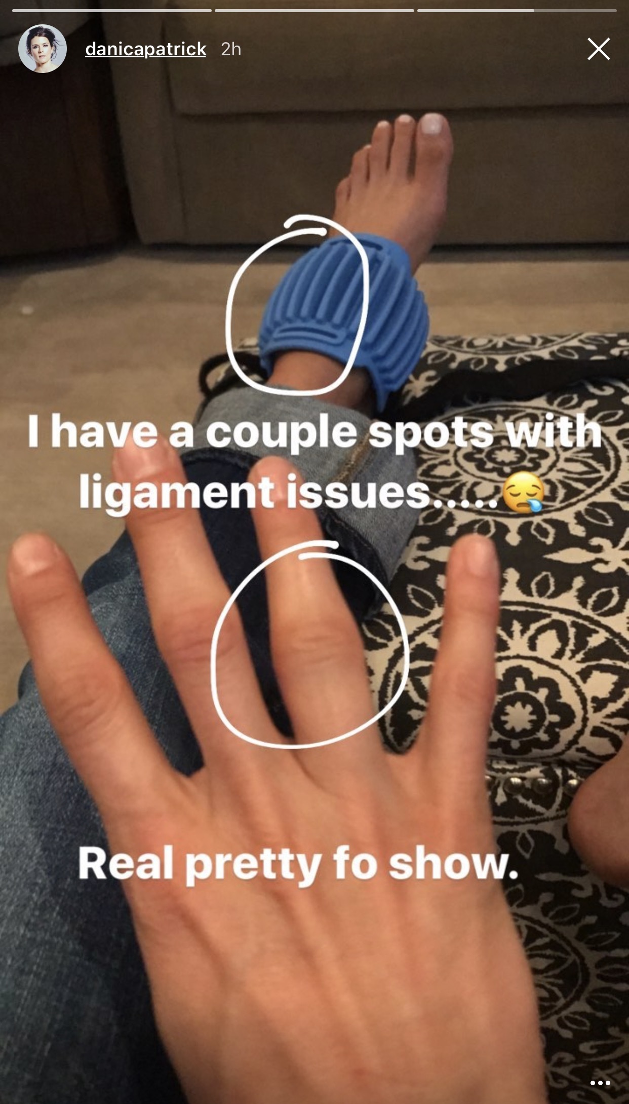 Danica Patrick's Feet