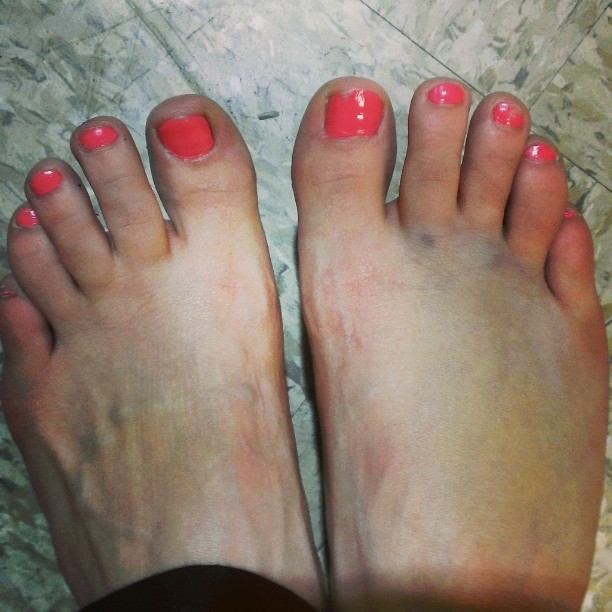 Danielle Schamp's feet