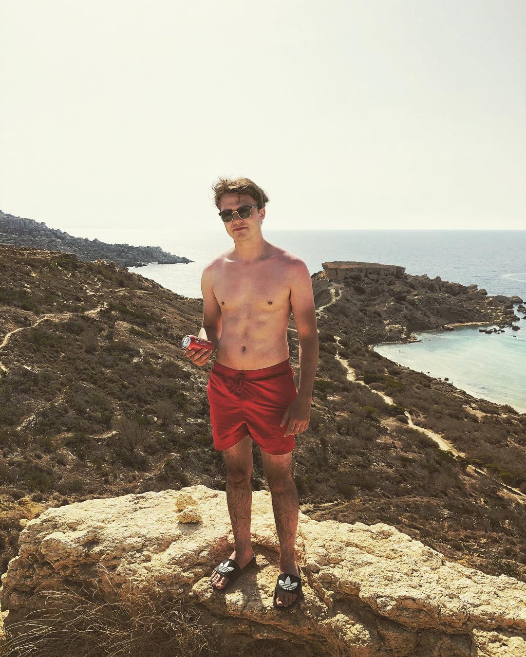 David Angland's feet