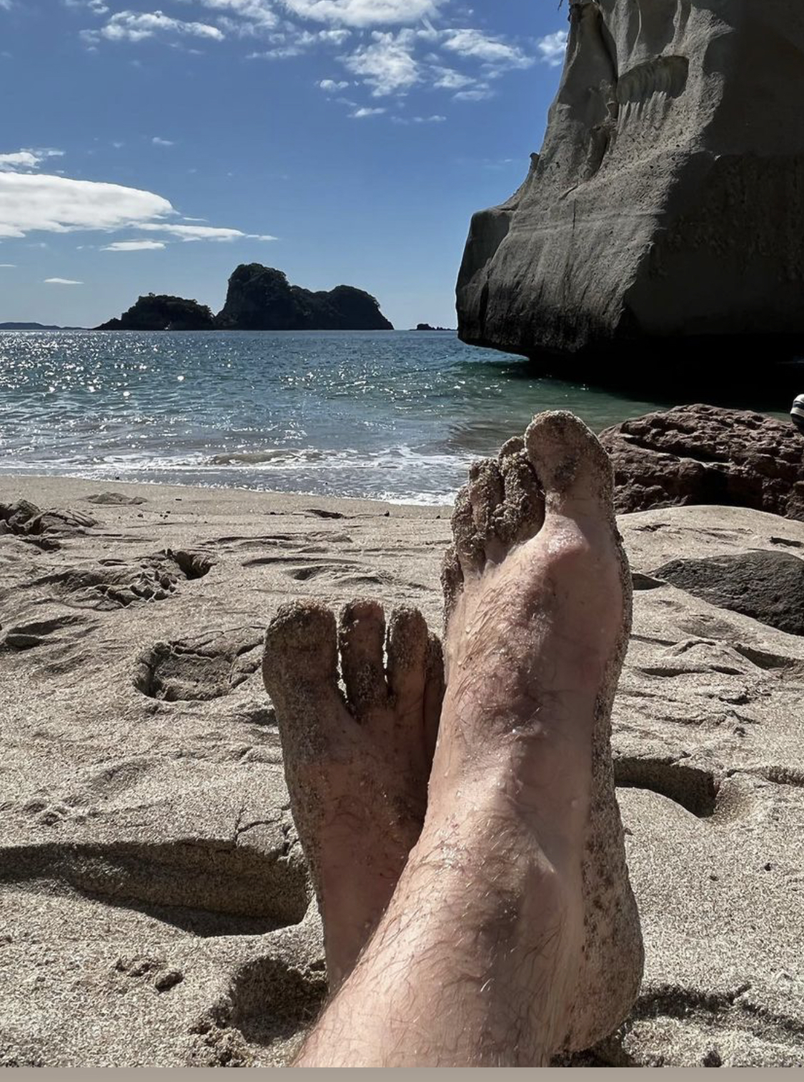 David Jenkins's feet