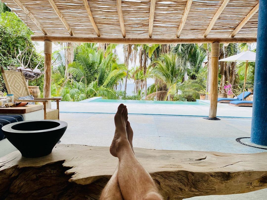 David Monahan's feet