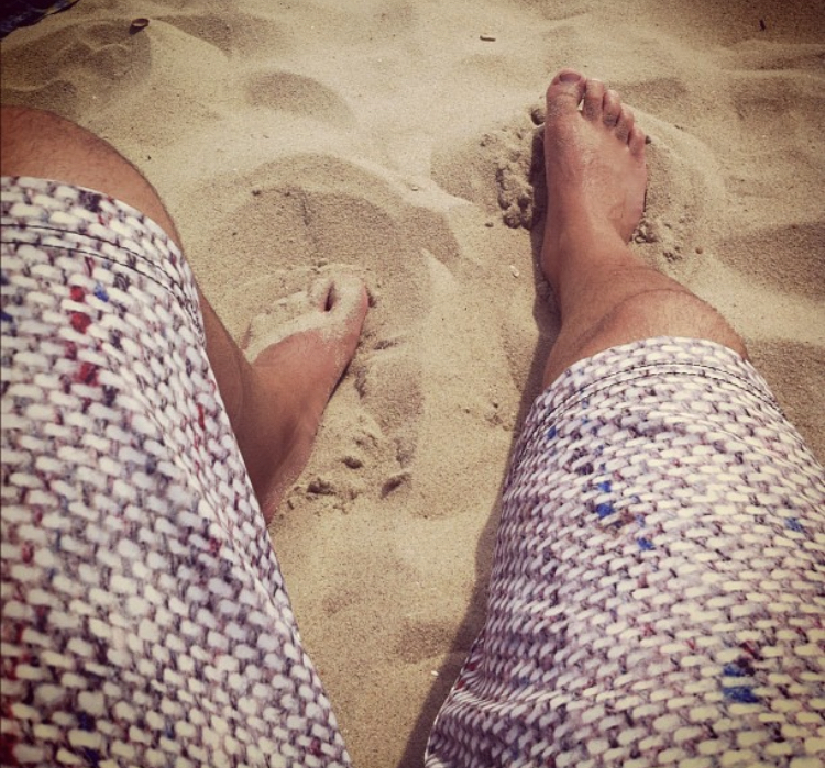 Derek Deangelis's feet