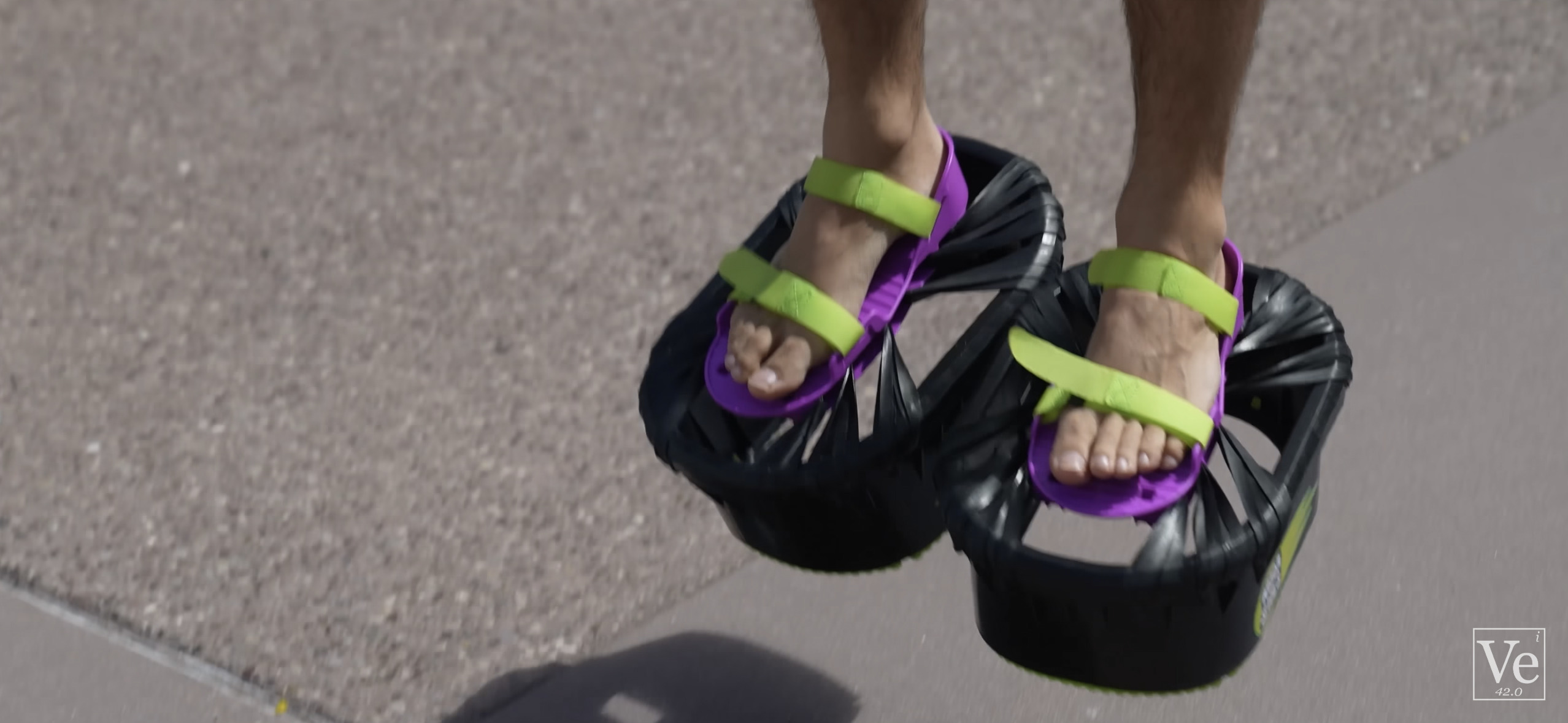 Derek Muller's feet