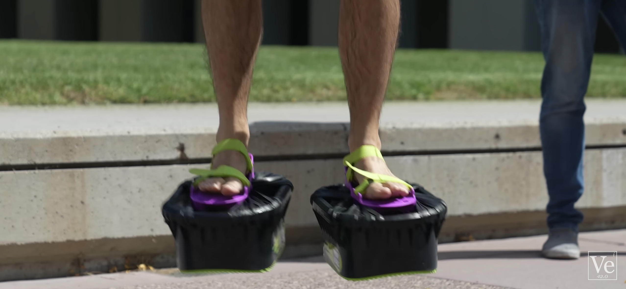 Derek Muller's feet