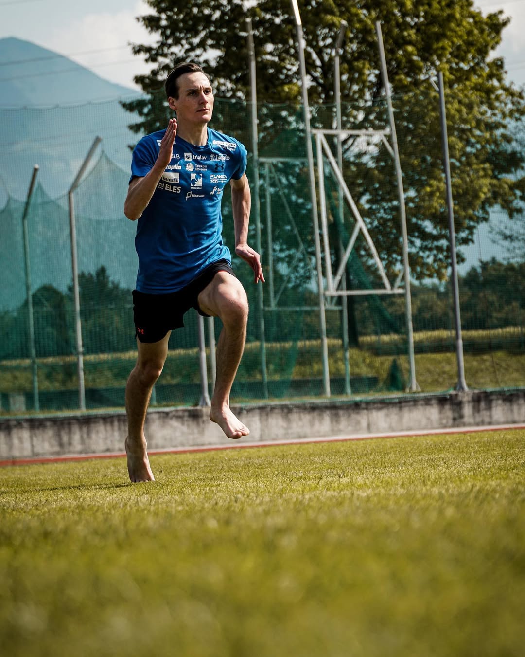 Domen Prevc's feet