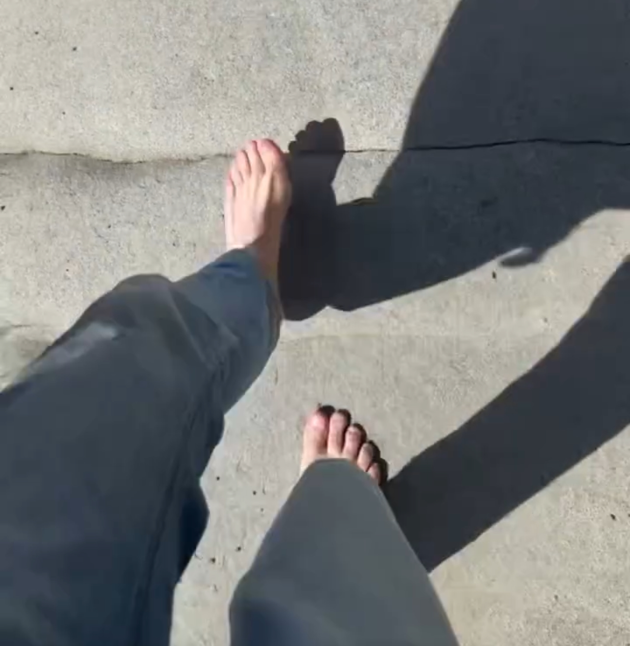 Drake Bell's feet