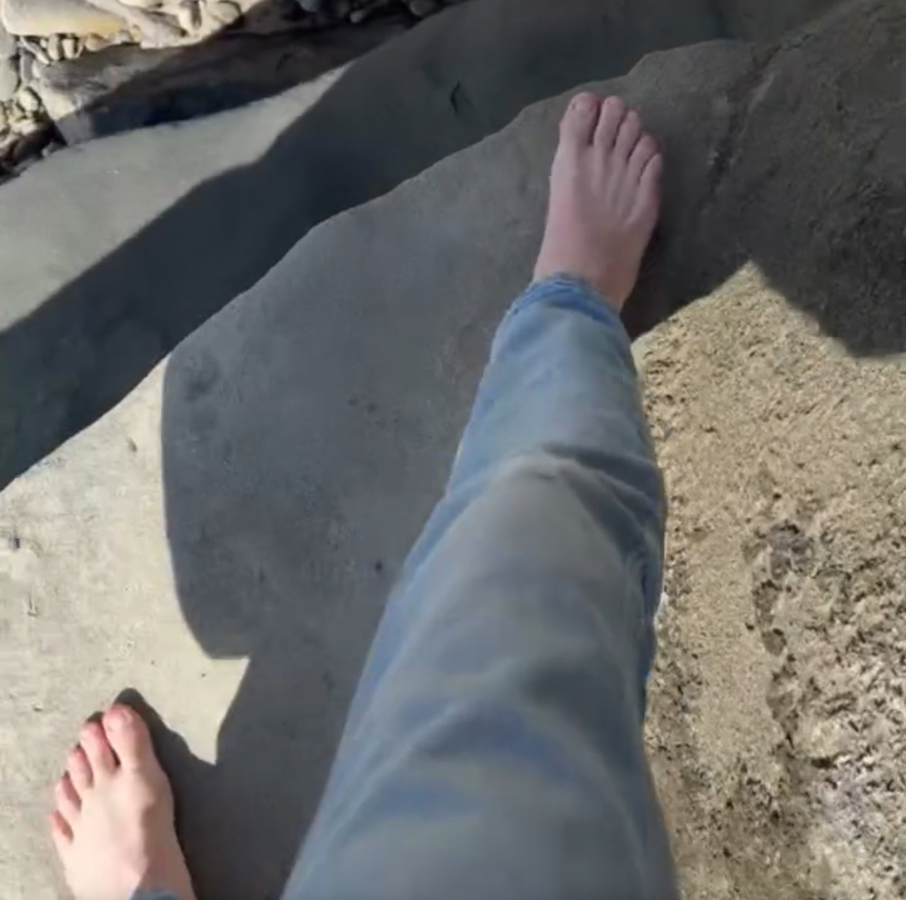 Drake Bell's feet