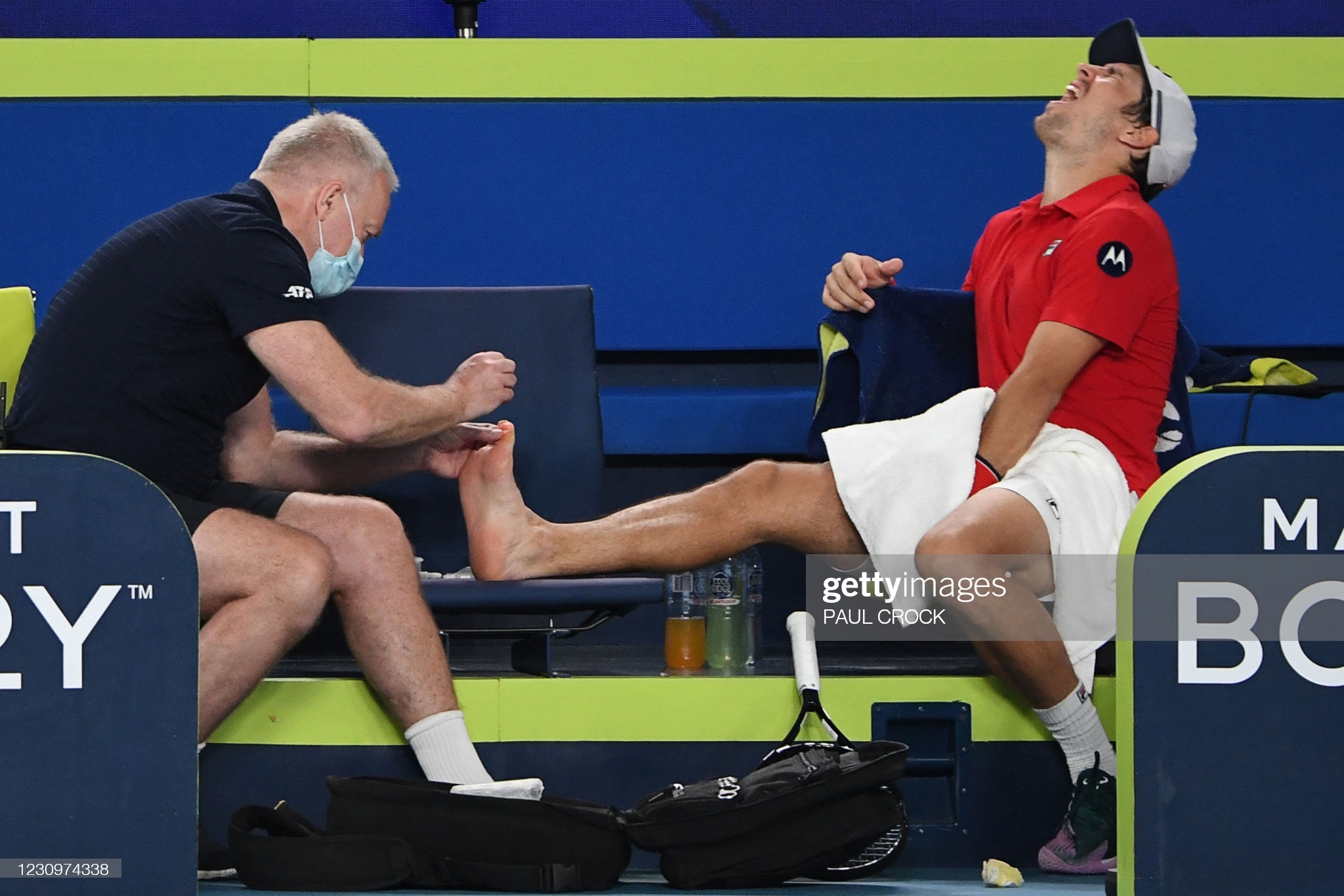 Dusan Lajovic's feet