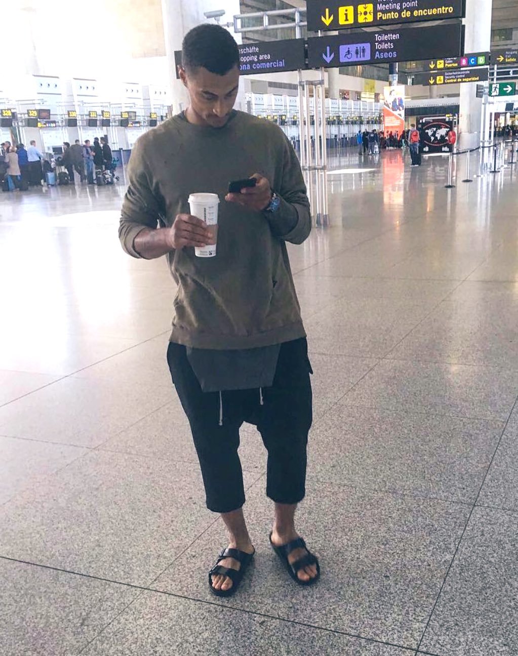 Edwin Jackson's feet