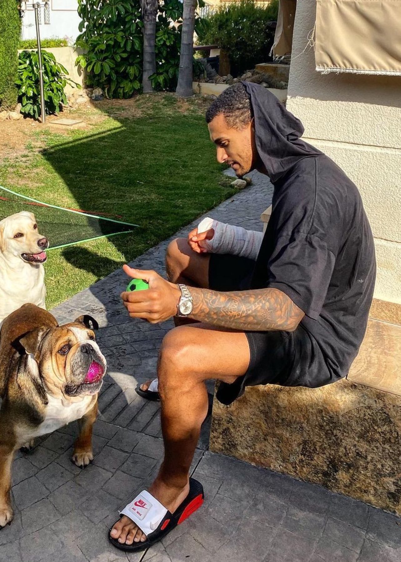 Edwin Jackson's feet