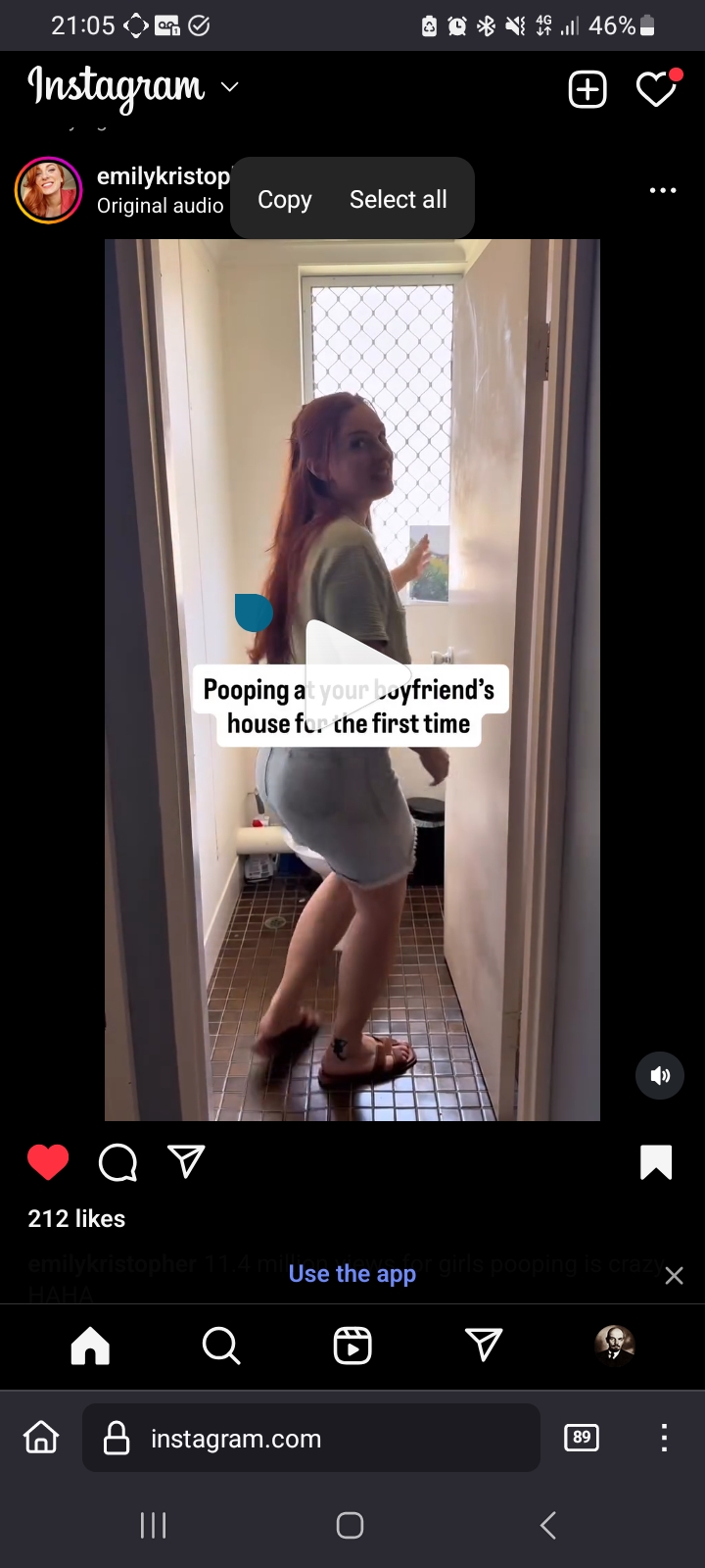 Emily Christopher's feet