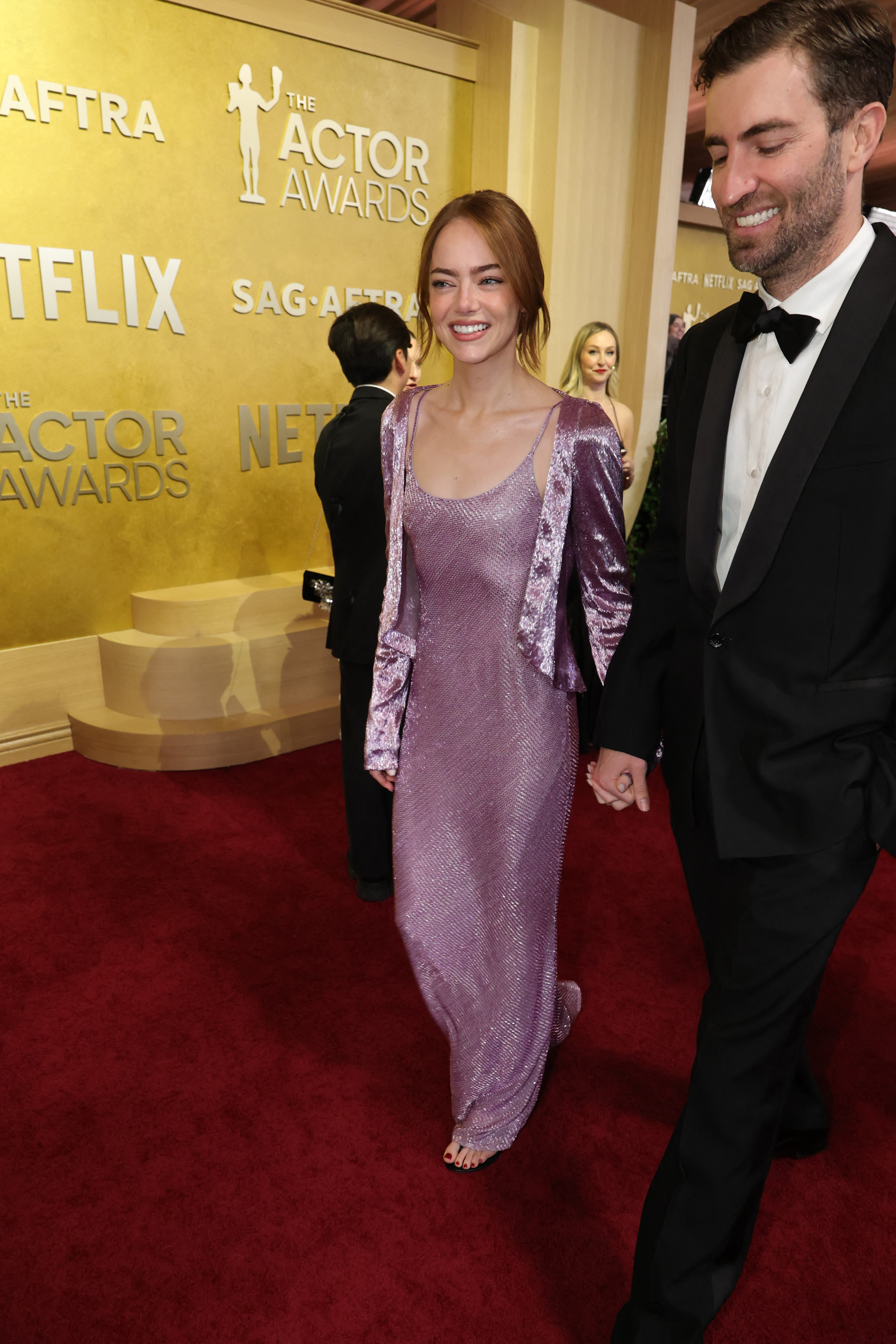 Emma Stone's feet