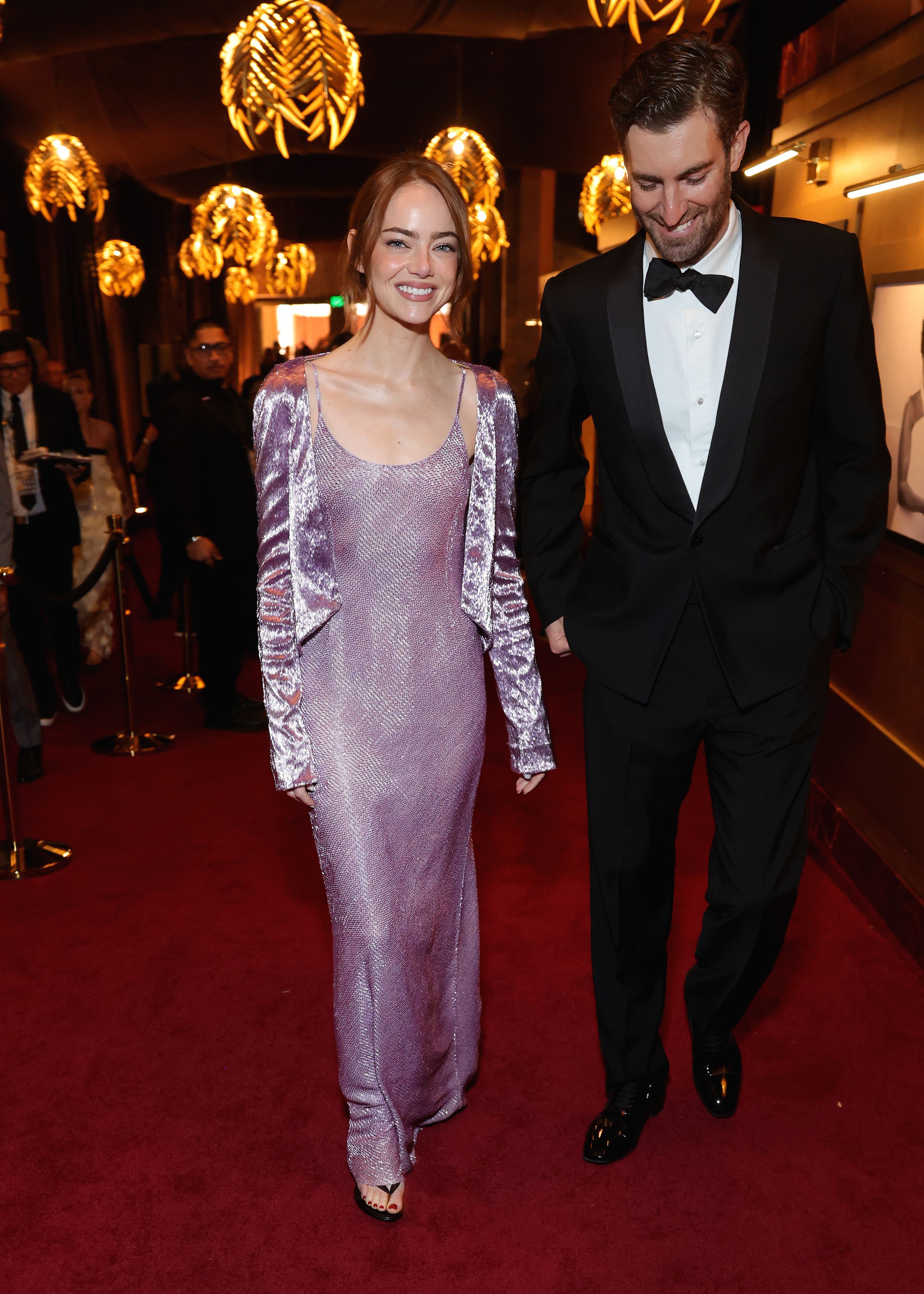 Emma Stone's feet