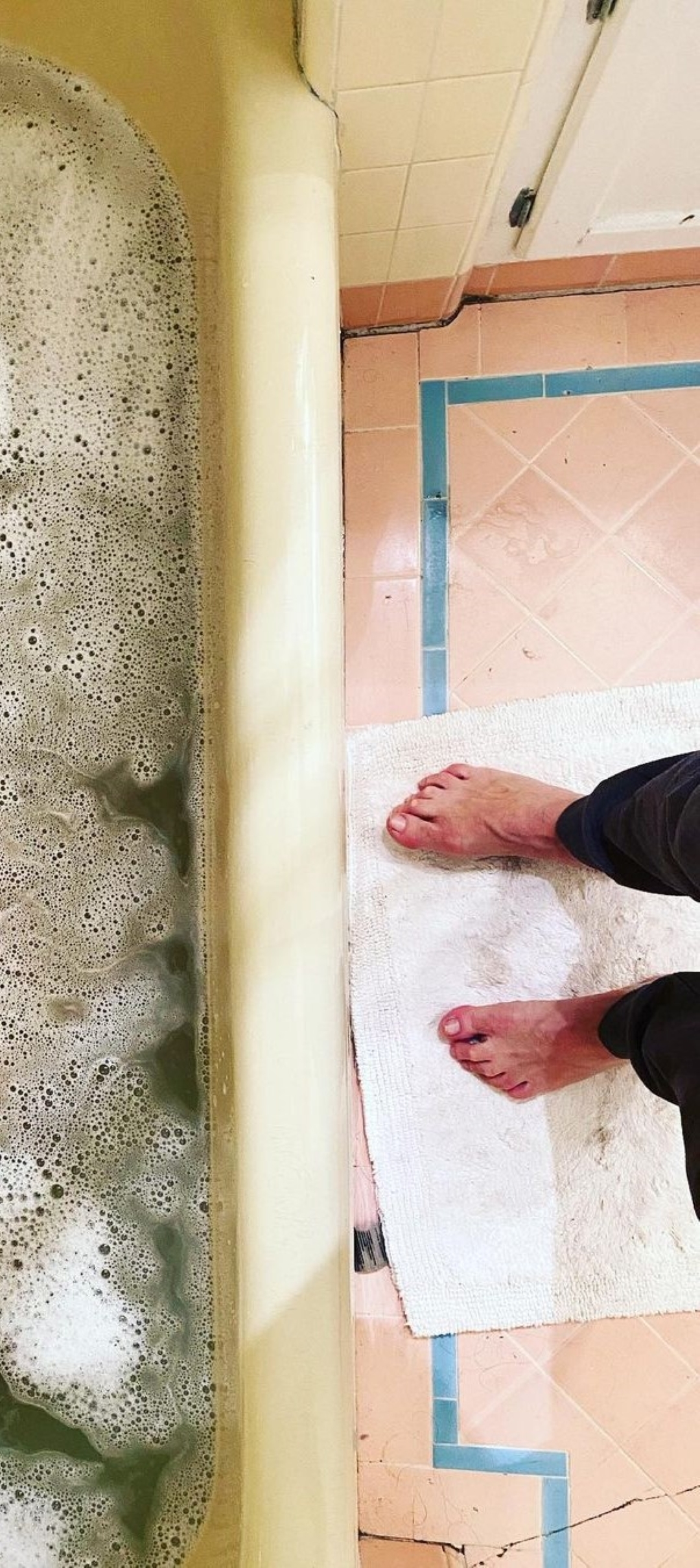Eric Bross's feet