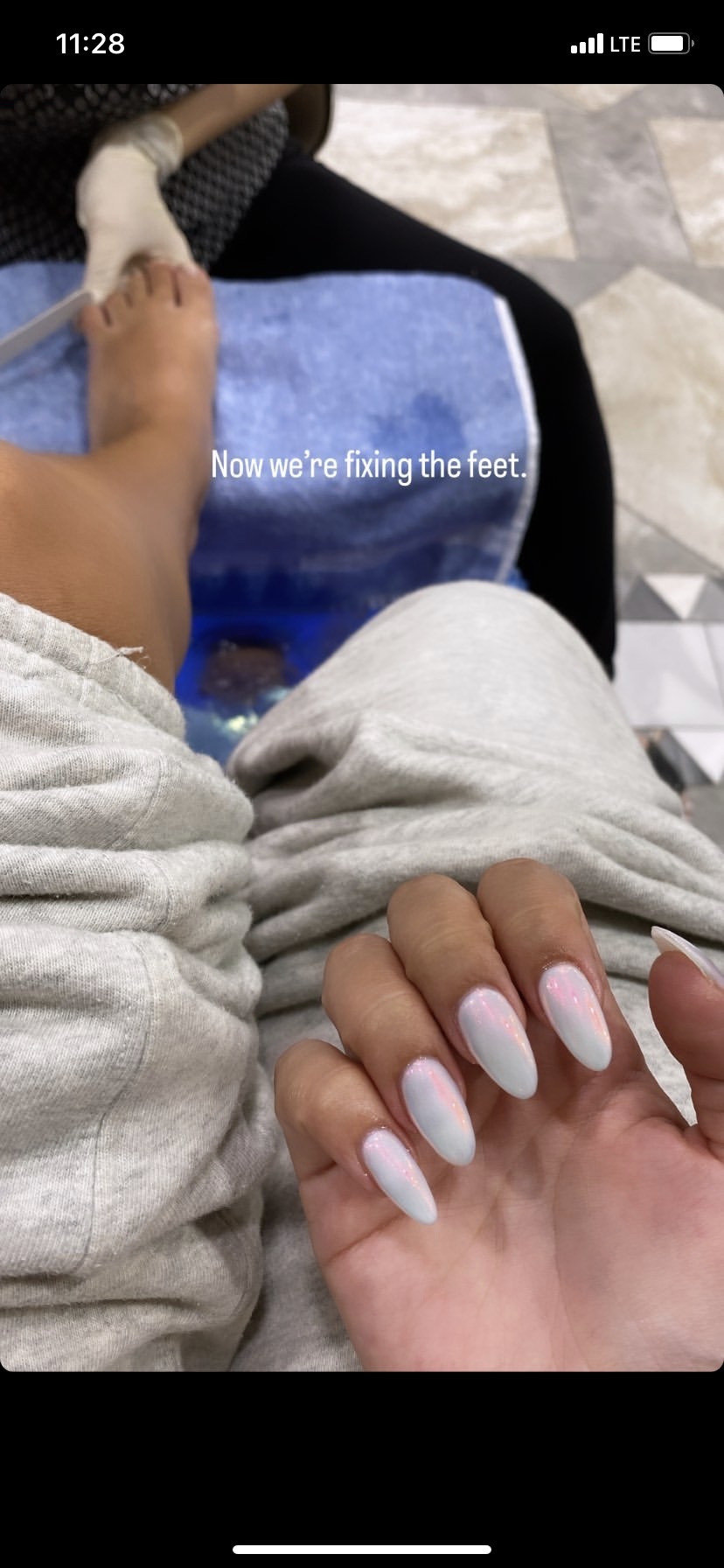 Erica Francis's feet