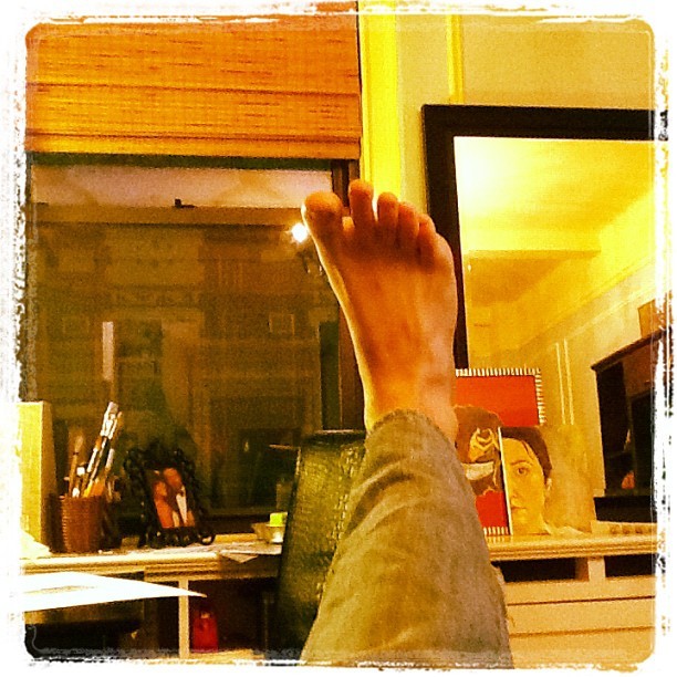 Evan Sudarsky's feet
