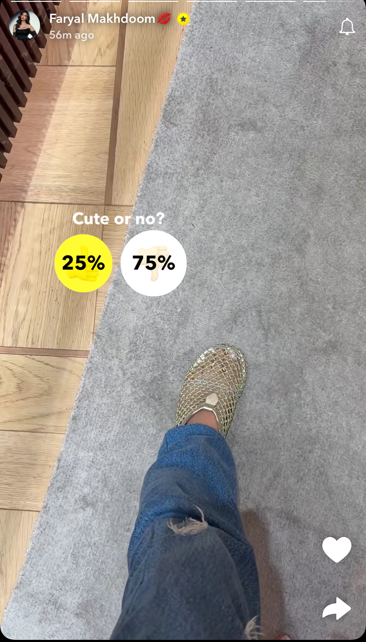 Faryal Makhdoom's feet
