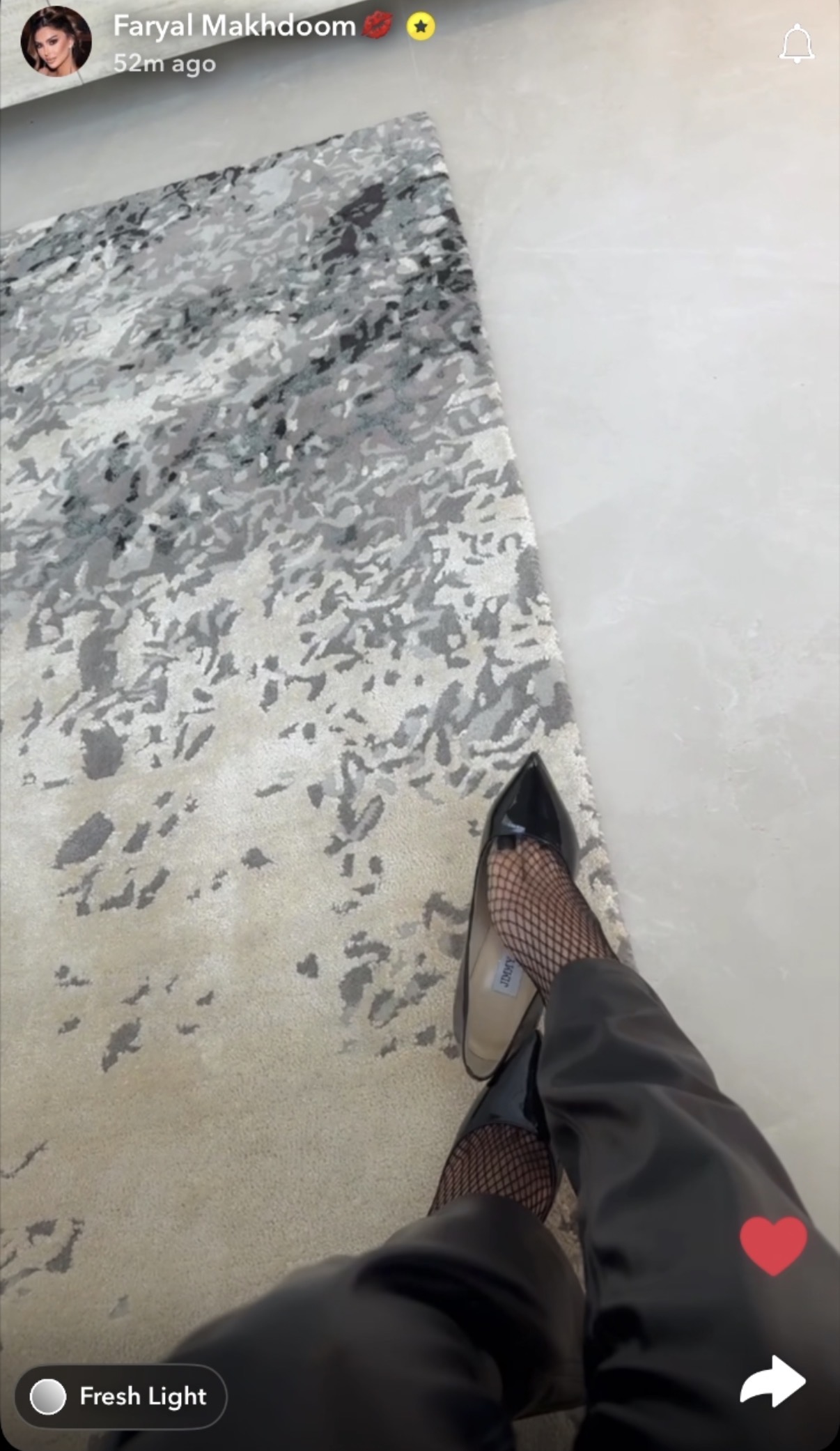 Faryal Makhdoom's feet
