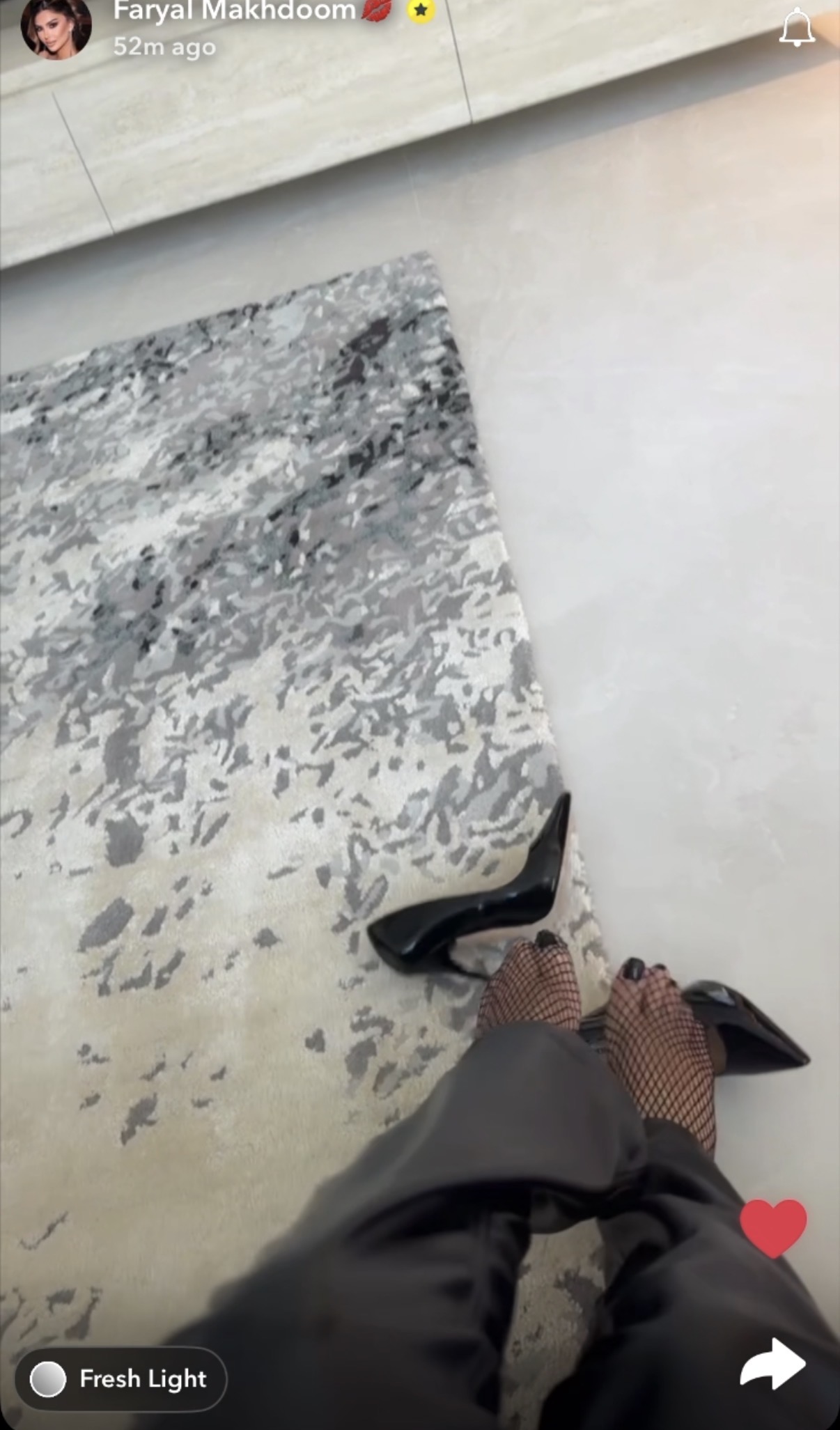 Faryal Makhdoom's feet