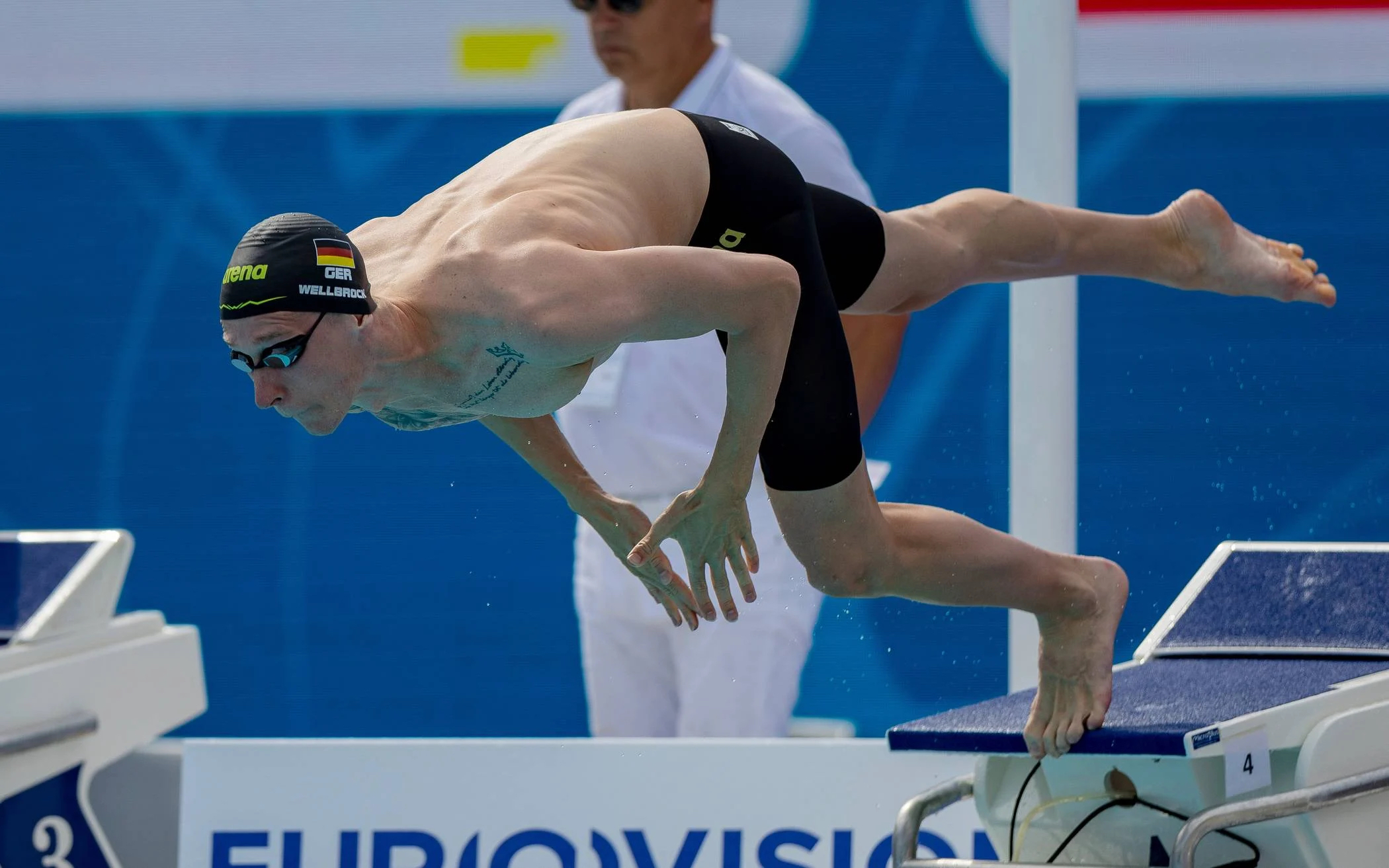 Florian Wellbrock's feet