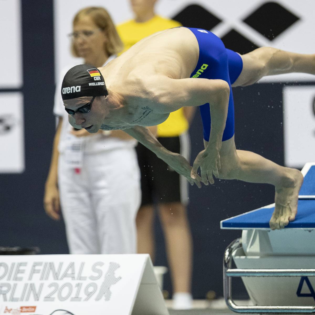 Florian Wellbrock's feet