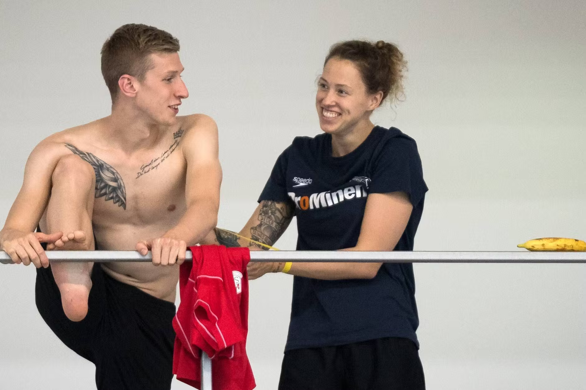 Florian Wellbrock's feet