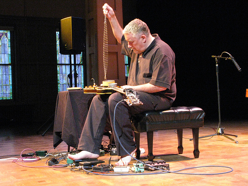 Fred Frith's feet