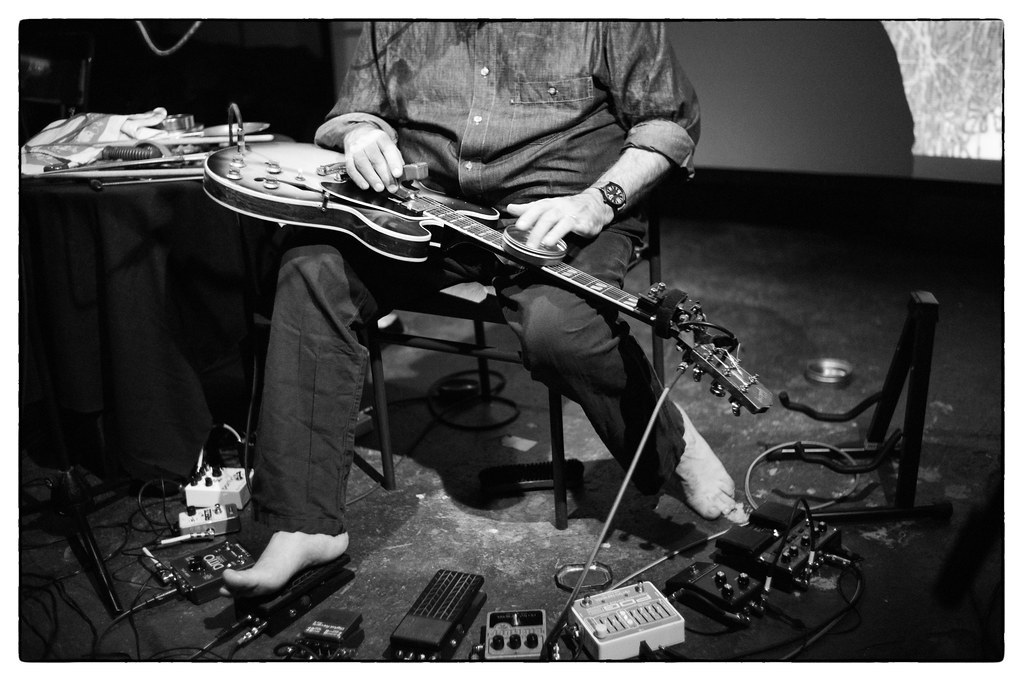 Fred Frith's feet