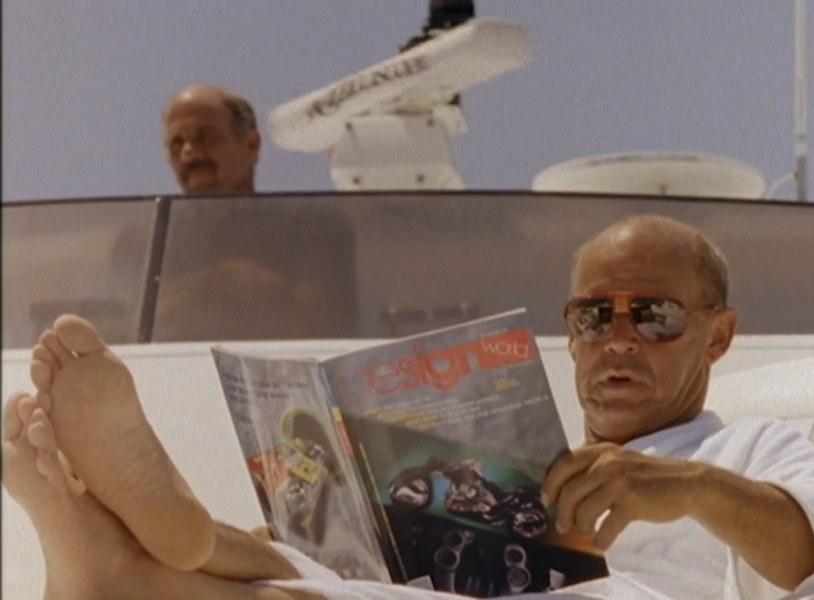 Geoffrey Lewis's feet