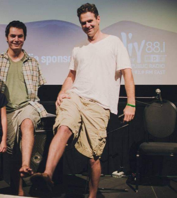 George Dennehy's feet