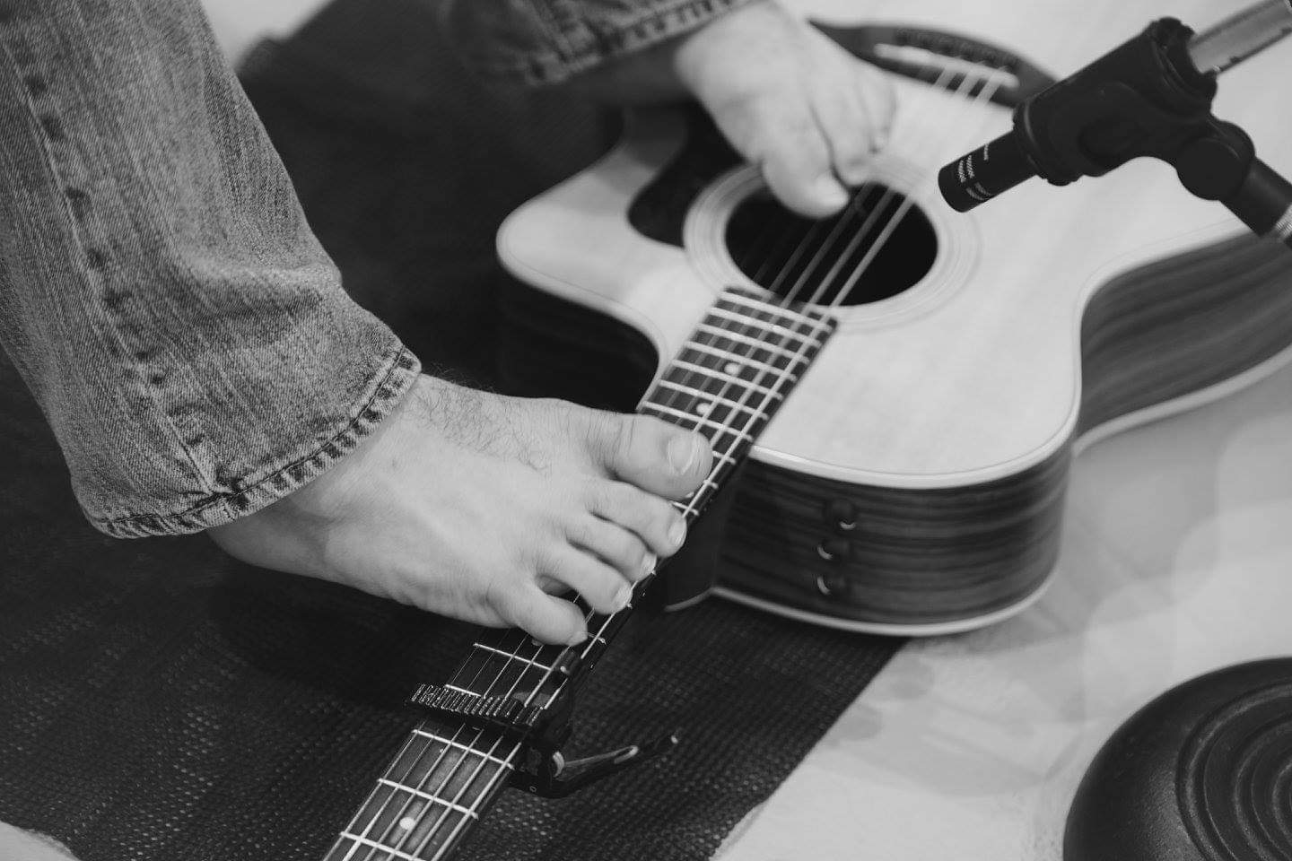 George Dennehy's feet