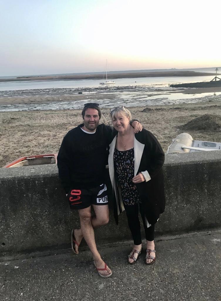 George Gilbey's feet